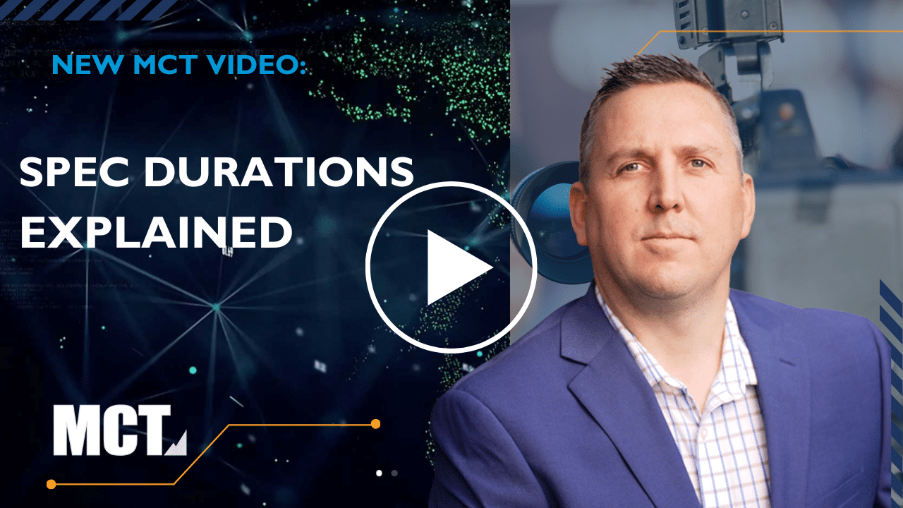 Spec Durations in MCTlive! Explained | MCT